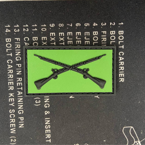 Infantry Badge Rubberized PVC Patch | SUPPLY SERGEANT PH