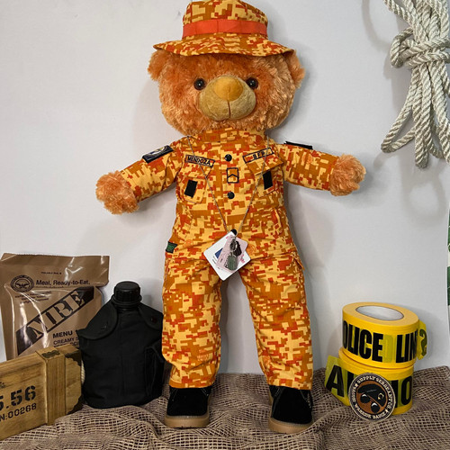 BFP TANGERINE TEDDY BEAR | SUPPLY SERGEANT PH