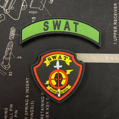 PNP SWAT Rubberized PVC Patch | SUPPLY SERGEANT PH