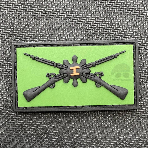 Infantry Officer Badge PVC Patch | SUPPLY SERGEANT PH