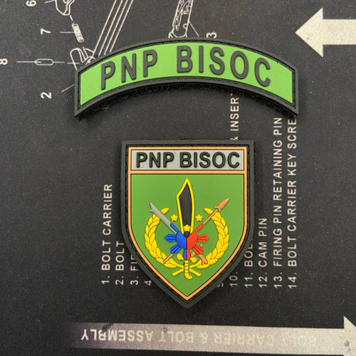 PNP BISOC Rubberized PVC Patch | SUPPLY SERGEANT PH