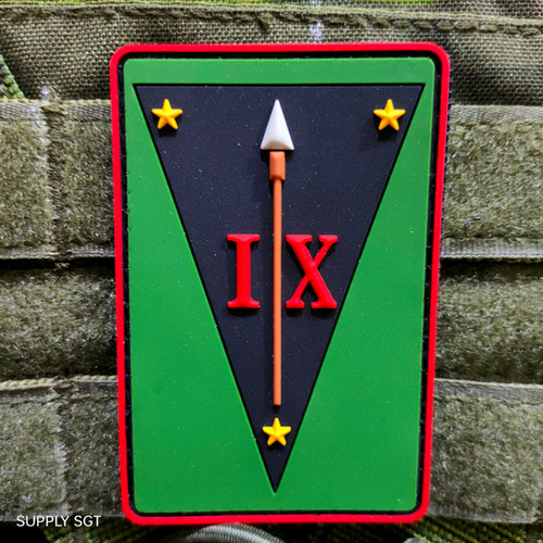 9ID "SPEAR" DIVISION PVC PATCH | SUPPLY SERGEANT PH