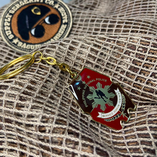 PNP LOGO KEYCHAIN | SUPPLY SERGEANT PH