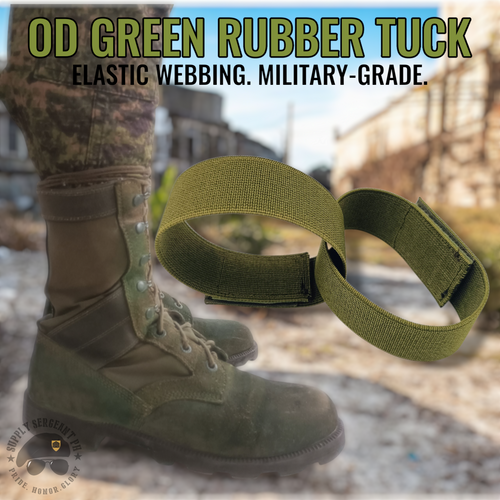 1" RUBBER TUCK OD GREEN | SUPPLY SERGEANT PH
