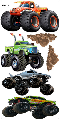 H2415 6 PIECE MONSTER TRUCKPROP PANEL SET | GPS