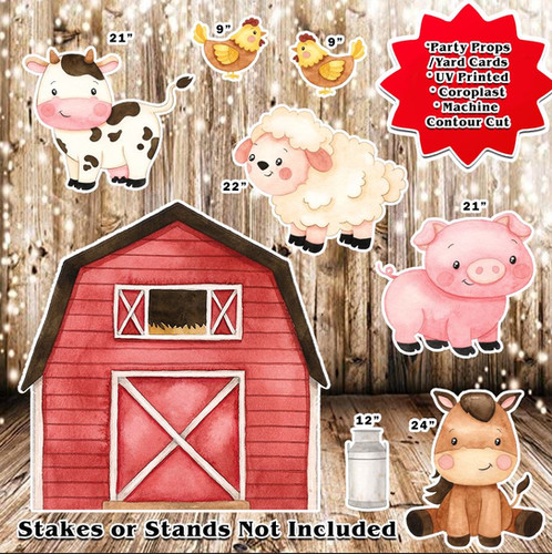 H113-3 RED BARN FARM ANIMALS | GPS
