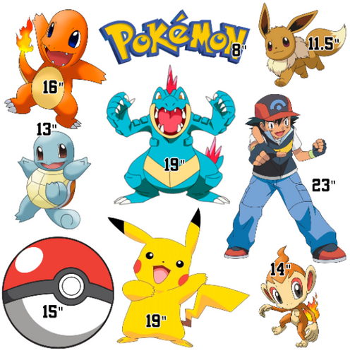 H1002 POKEMON CUTOUTS | GPS