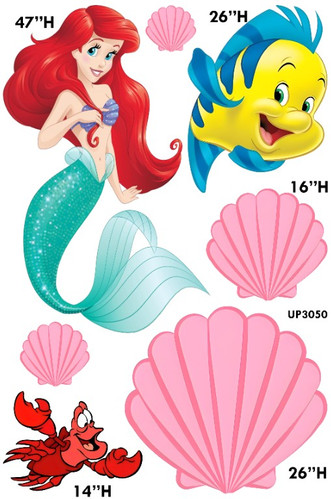 UP3050 THE LITTLE MERMAID PROP PANELS | Kecutefiestaprops