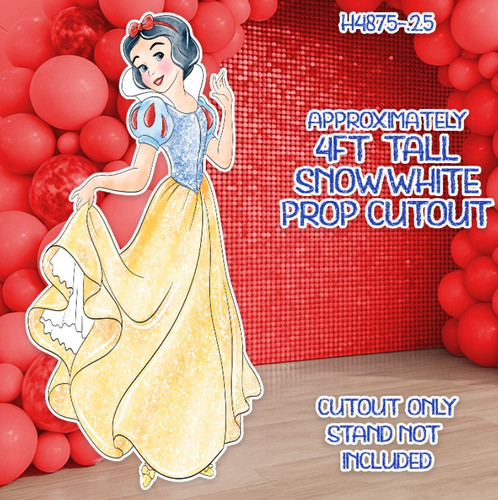 H4875 WATERCOLOR PRINCESS SNOW WHITE PROP CUTOUT | GPS