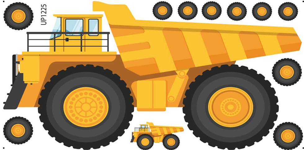 8ft wide Construction Truck Prop Panel | GPS