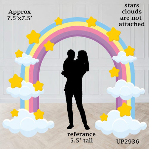 UP2936 RAINBOW PROP PANEL | Quick Party Props