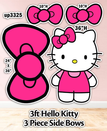 UP3325 4 PIECE HELLO KITTY PROP PANEL SET | GPS