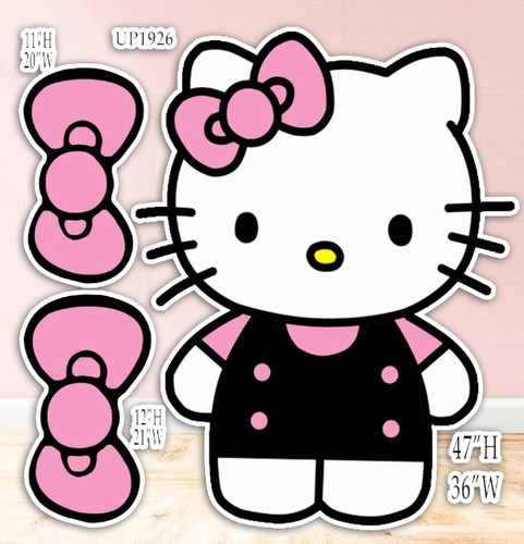 UP1926 4FT HELLO KITTY PROP PANEL AND BOW SET | GPS