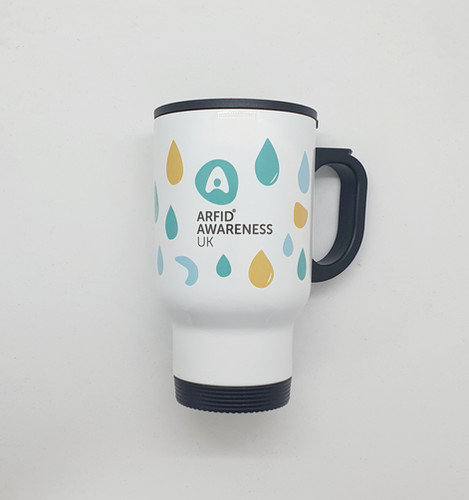 14oz Travel Mug - Stainless Steel | ARFID Awareness UK