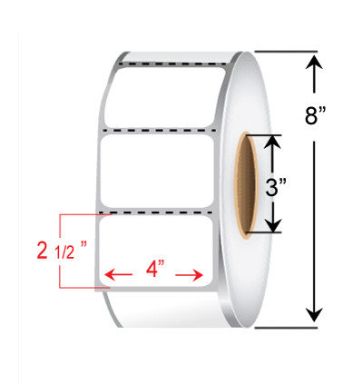 4" x 2 1/2" Thermal Transfer Roll | ca