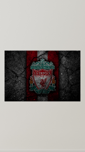 Liverpool FC-Cracked Texture | 3D Canvas Ink