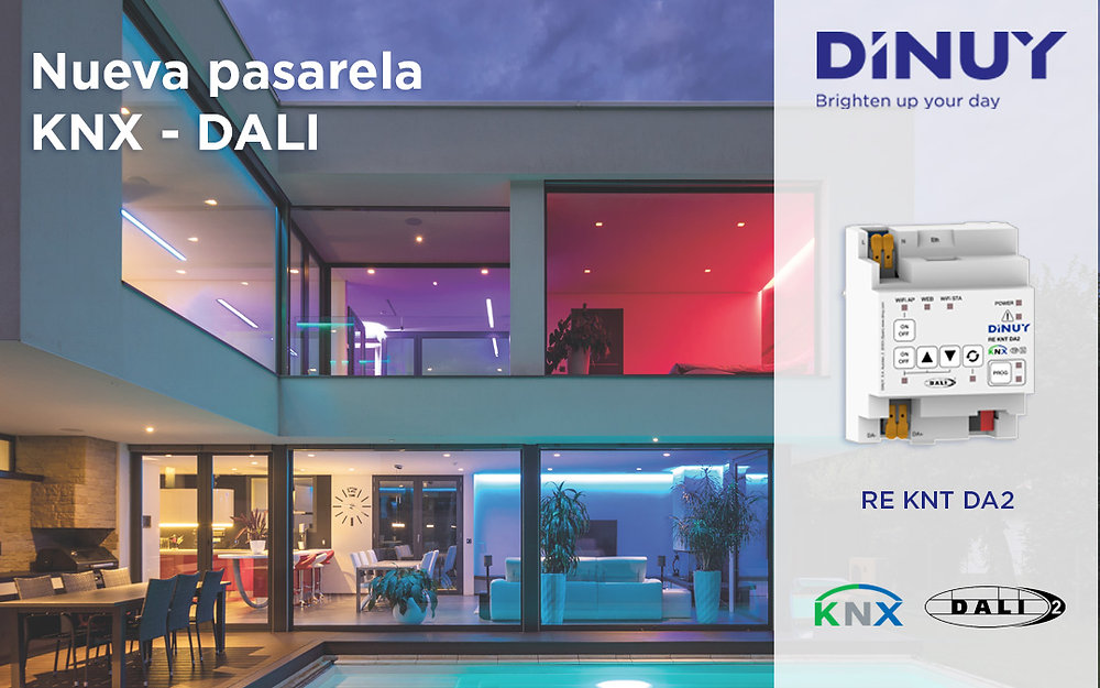 DINUY lanza su nueva pasarela KNX – DALI