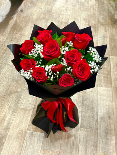 #5 - 1 Dz. Wrapped Roses | Sweet Moments