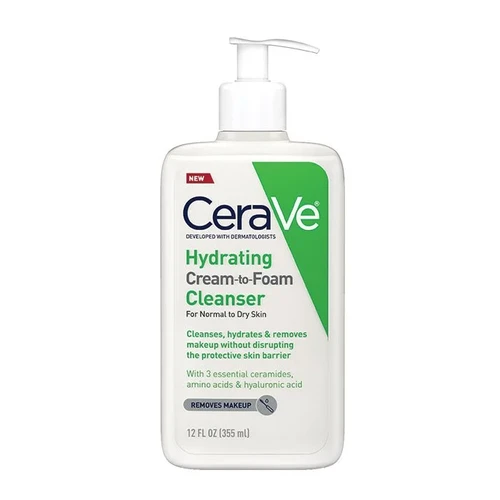 Cerave HYD CREAM TO FOAM CLEANSER | S&H Beauty Box