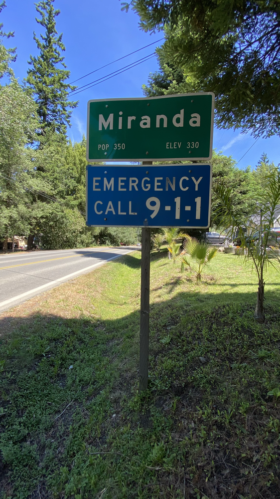 Shelter Cove To Miranda, California