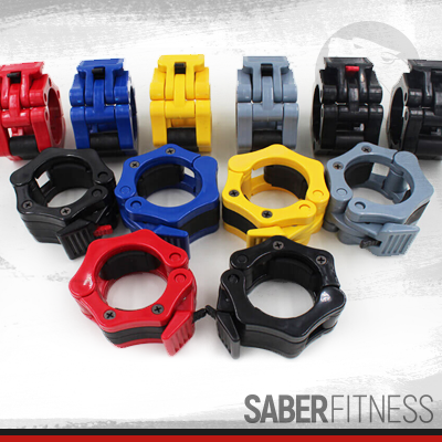 Lock Jaw Barbell Collar - Pair | Saber Fitness