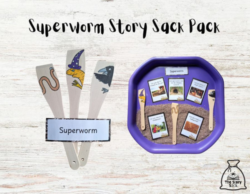 Superworm Story Sack Pack - FREE DELIVERY | The Story Sack