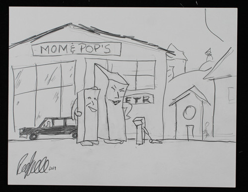 Original Sketch by Robb Scott (11" x 15") | mysite