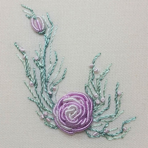 1226 Bullion Rose Print | EdMar Online