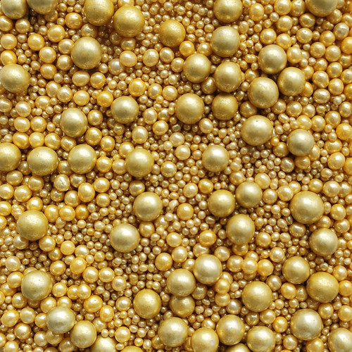 Deluxe Vintage Gold Solid Sprinkle Blend, Basics | PICNARTsugar Pty Ltd