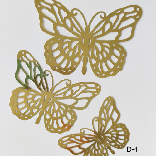 Gold Butterfly Cake Toppers 12 Pack | PICNARTsugar Pty Ltd