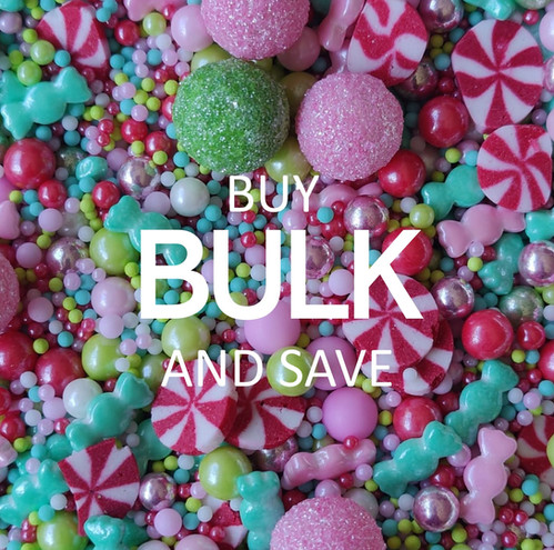 Candylicious, Deluxe Christmas Sprinkle Blend Bulk 400g | PICNARTsugar Pty Ltd