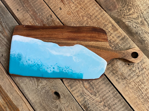 Pastel Blue Two Toned Ocean Paddle | Little Stormed Forge
