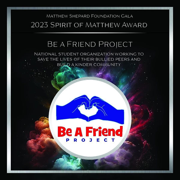 Saving the lives of bullied kids, building kinder communities!