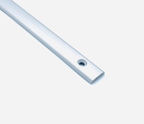 Stootlijst Aluminium 20x5mm (ongeboord) | stootlijsten