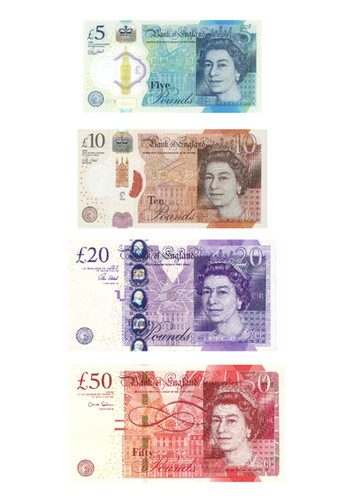 UK Bank Notes Money Edible Decor Icing Sheet Cake Topper | Top That Shop