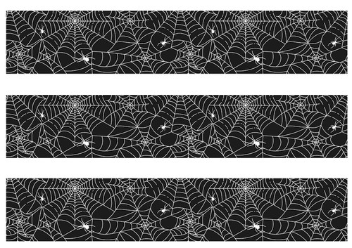 Halloween Spider Web Border Decor Icing Sheet | Top That Shop