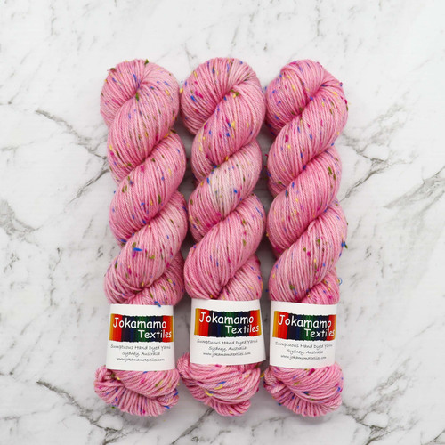 Pink DK Tweed (Donegal) Yarn | Jokamamo