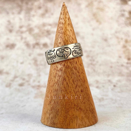 Find Inner Peace with a Buddhist Symbols Ring, Meditation Ring | Junkiri