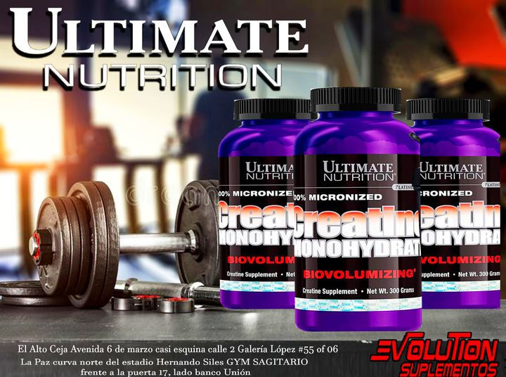 CREATINA ULTIMATE NUTRITION 🔥- 300gr | Mr. Creatinas