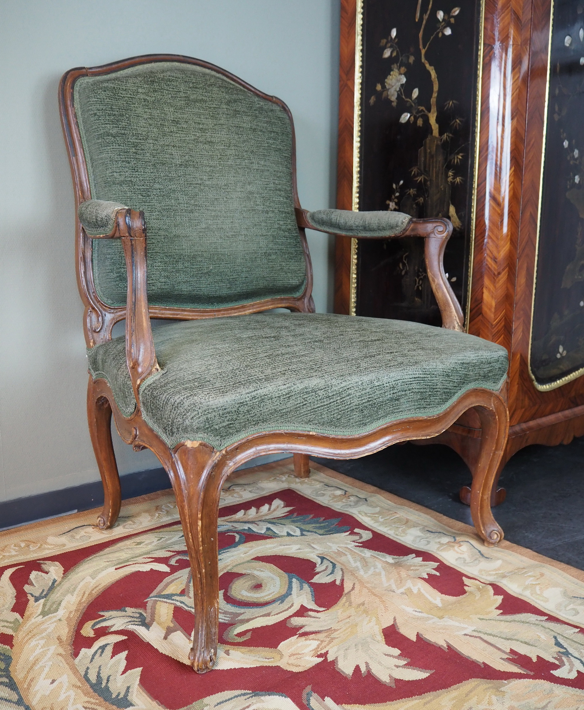 Armchair Louis XV ‘Foliot’