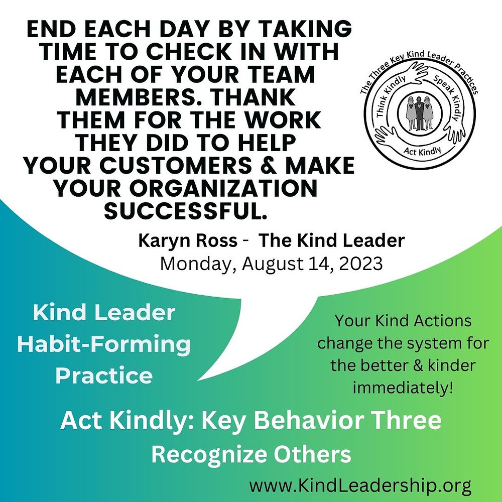 It's New! Check out Our Daily Kind Leader Habit-Forming Practice Section!