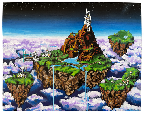 Chrono Trigger, Kingdom of Zeal | Art by Dakota Drake