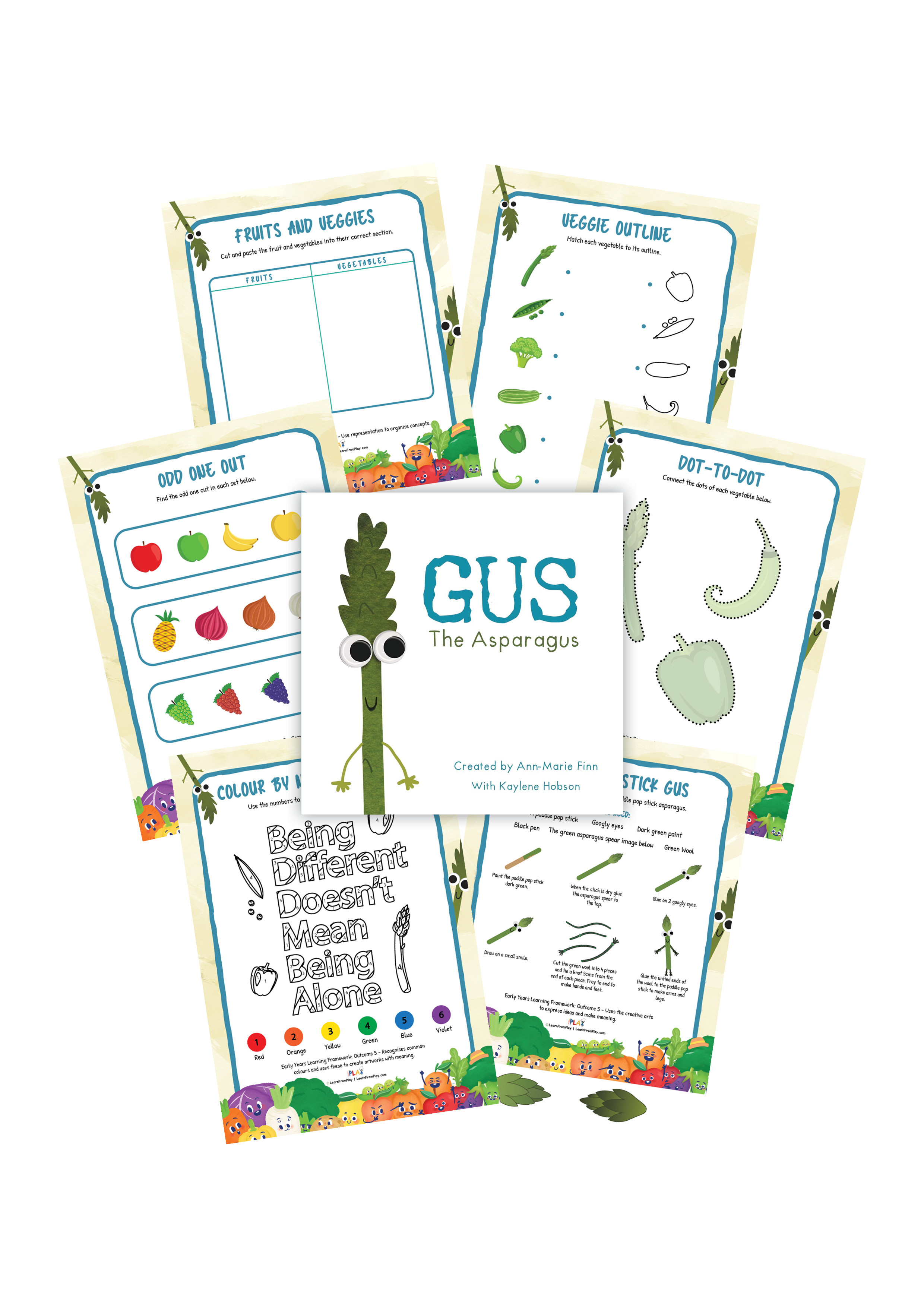 Gus The Asparagus Book Activities | Learn From Play 2025