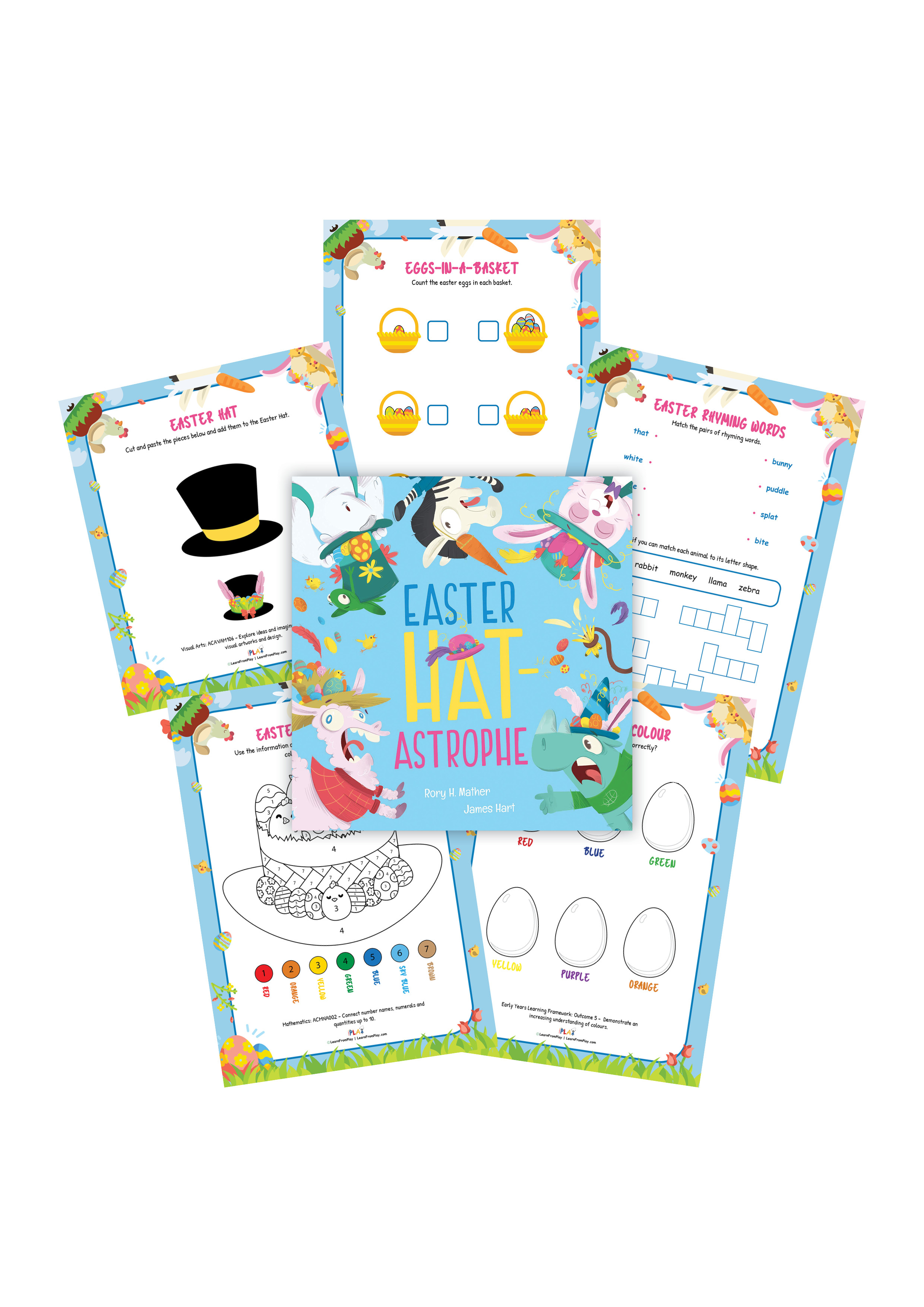 Easter Hat-Astrophe Book Activities
