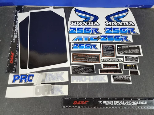 Custom 1986 Honda ATC 250R full decal set | Jb Promo