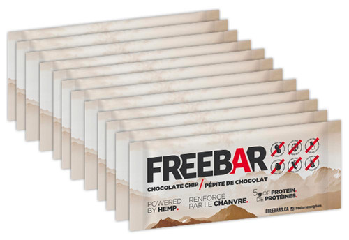 FREEBARS 12 Pack - Chocolate Chip | Freebar