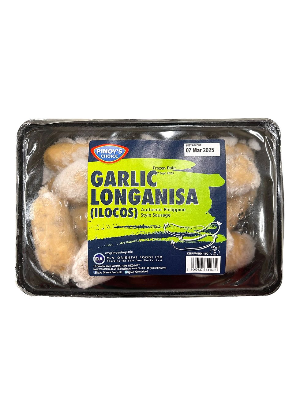 Pinoy’s Choice Ilocos Garlic Longanisa 450g | MyPinoyShop