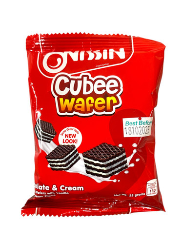 Nissin Cubee Wafer Choco and Cream 25g | MyPinoyShop