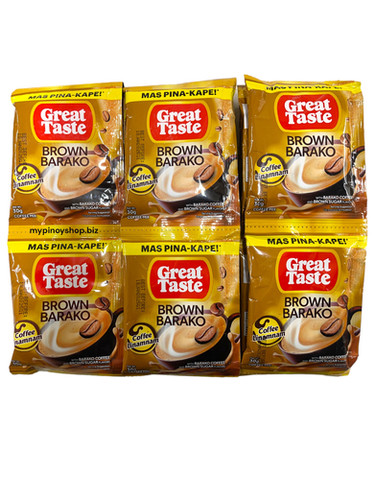 Great Taste Brown Barako Coffee Mix 10 packs x 30g | MyPinoyShop