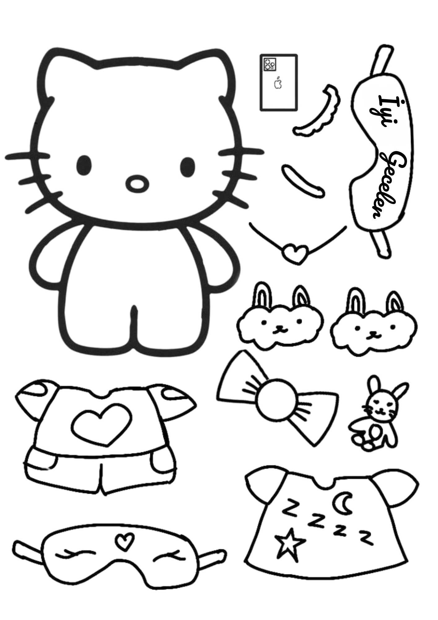 Hello Kitty Kes Yapıştır | Etkinlik Sayfası